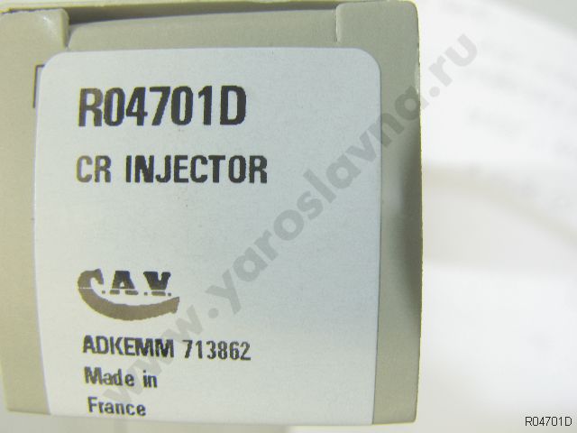 R04701D Форсунка Ssang Yong D20DT 2.0CRDI Euro 4 (6640170221) DELPHI ...